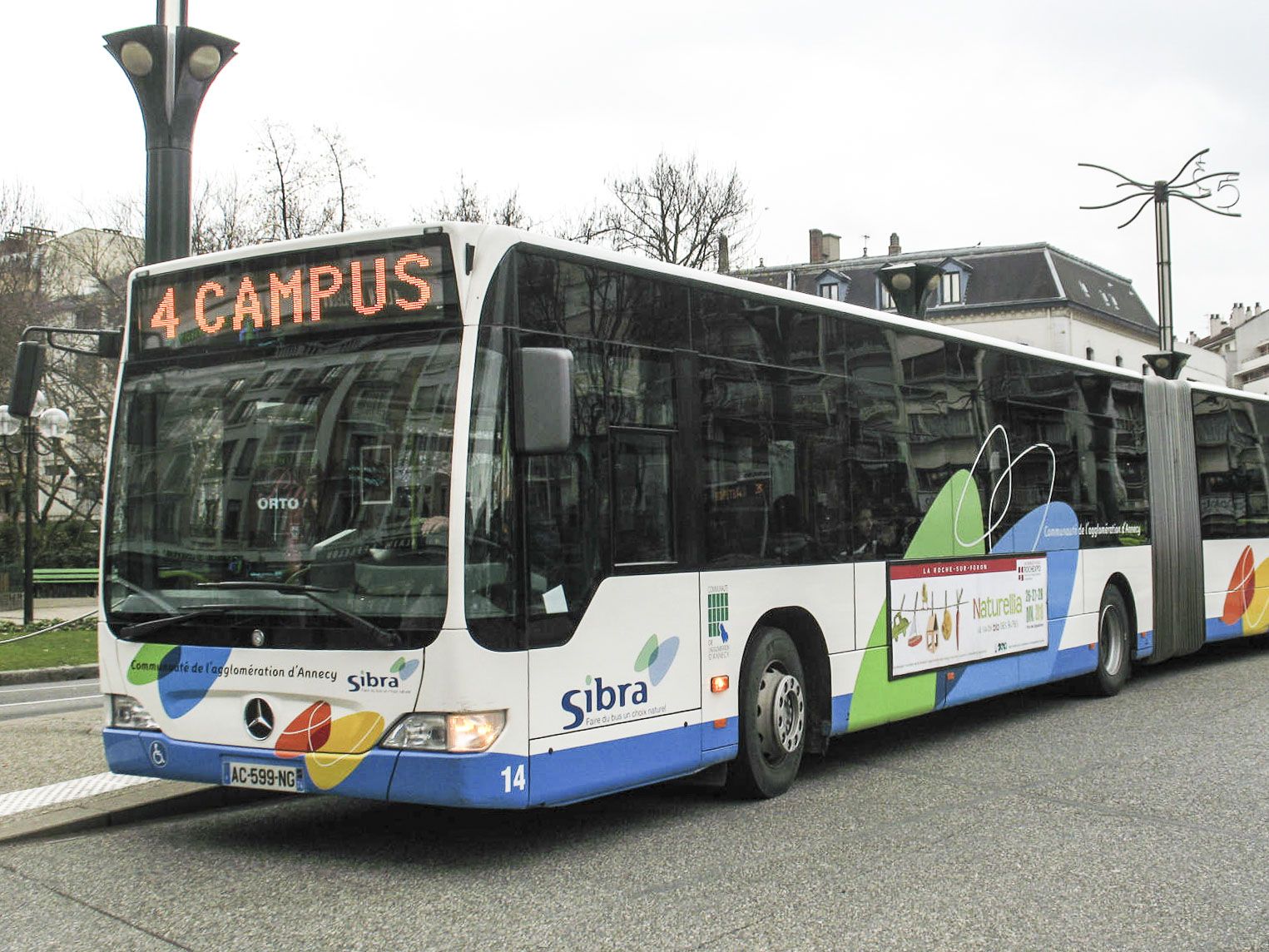 Les transports urbains SIBRA | iris intelligent sensing